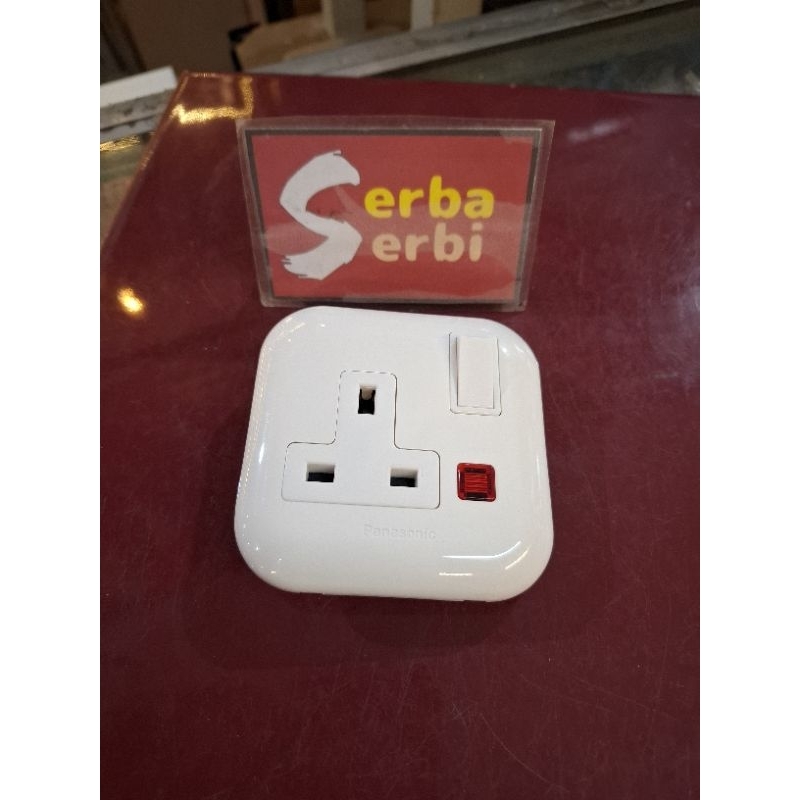 Jual [WBJ1214W PANASONIC]Stop kontak tempat colokan Ac | Shopee Indonesia