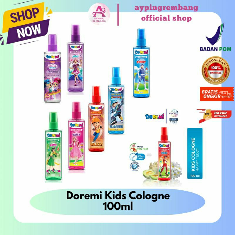 Jual Doremi Kids Cologne 100ml - Parfum Anak | Shopee Indonesia