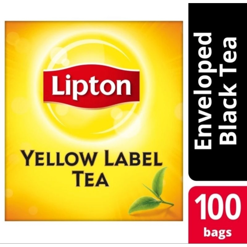 Jual Lipton Yellow Label Tea Enveloped (100 Tea Bags) | Shopee Indonesia