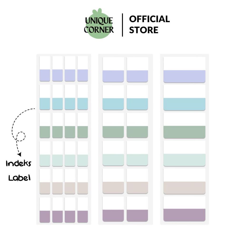 Jual UQ (60/120/240pcs) Sticky Notes Sticker Indeks Label Sortir Tempel ...