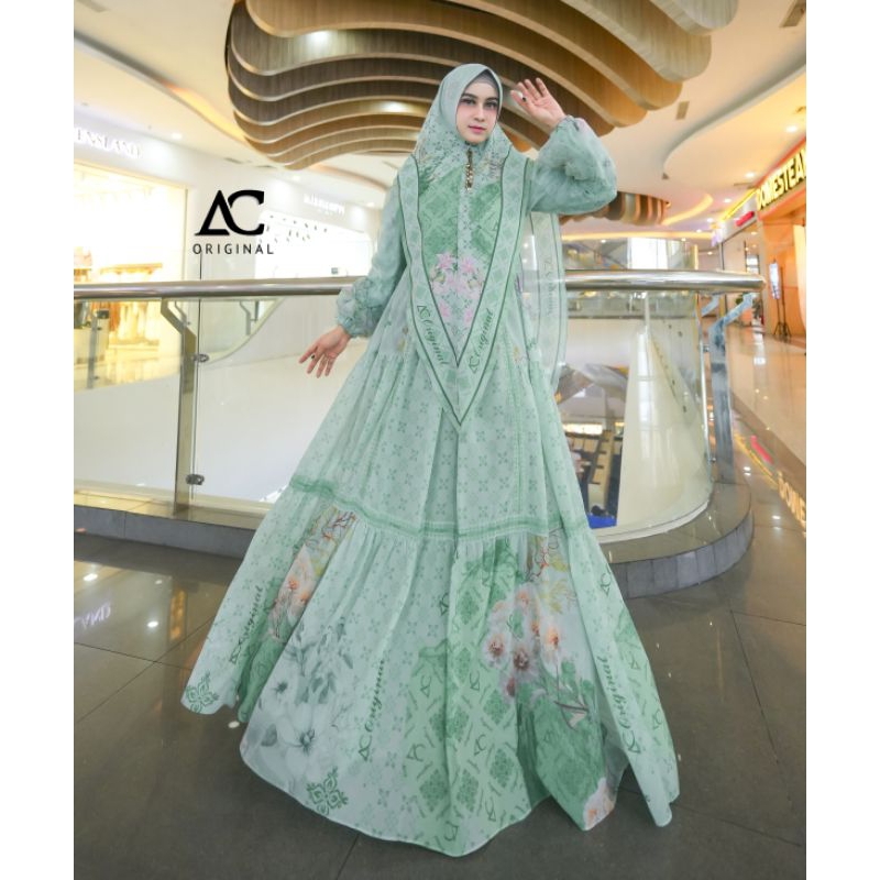Jual AC Original Livia Series | Gamis Premium | Set Syari Ceruty ...
