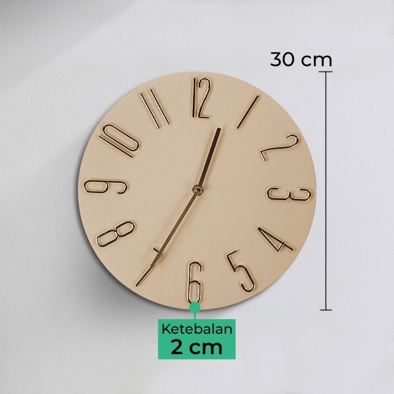 Jual Jam Dinding Quartz Creative Desain Model Klasik 30cm - 7RHAIVBE ...