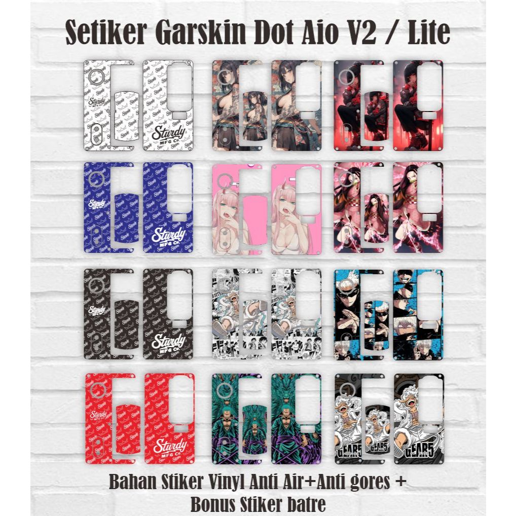 Jual Sticker / Stiker / Garskin Inner DOT AIO V2 | Shopee Indonesia