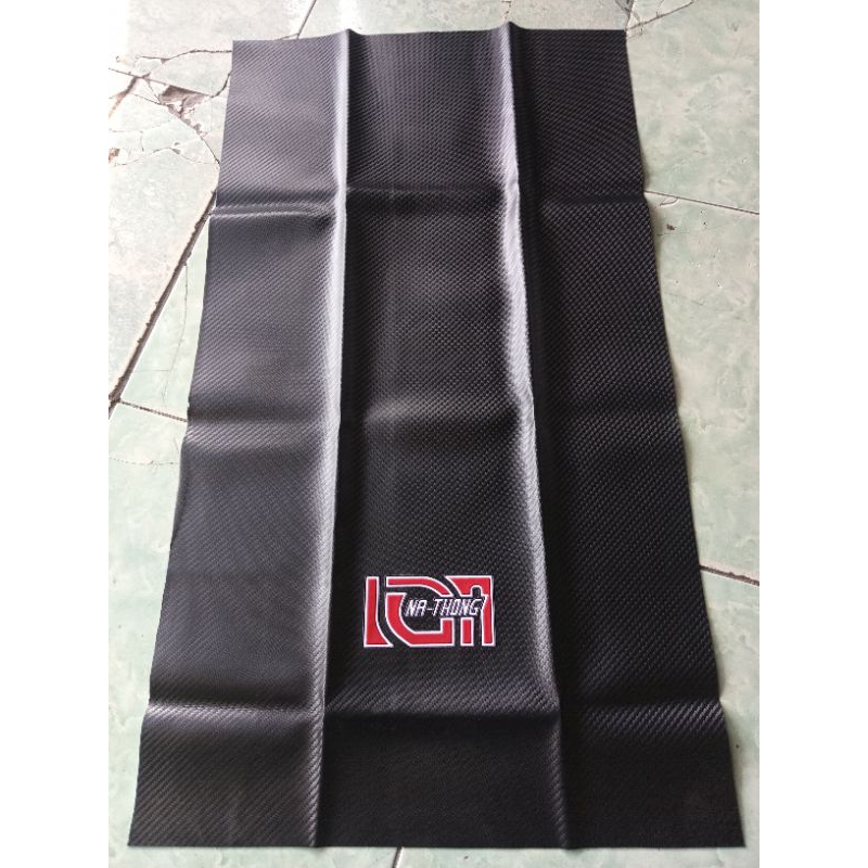 Jual kulit jok motor logo nathong embos bludru bahan 100%tebal | Shopee ...
