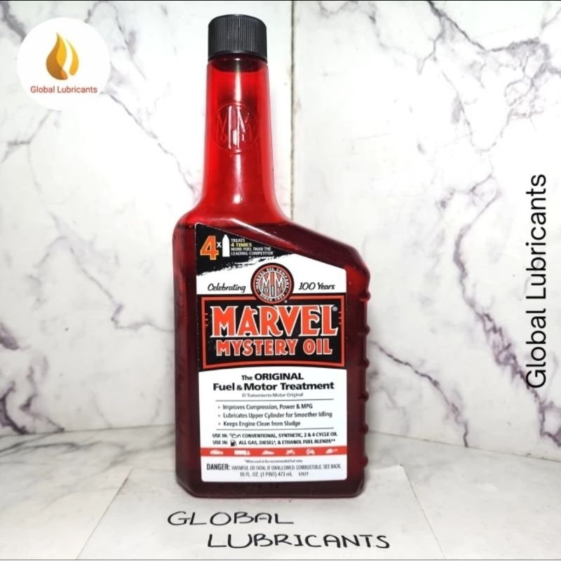 Jual Marvel Mystery Oil (MMO) Fuel System Cleaner/ Treatment 473mL USA ...