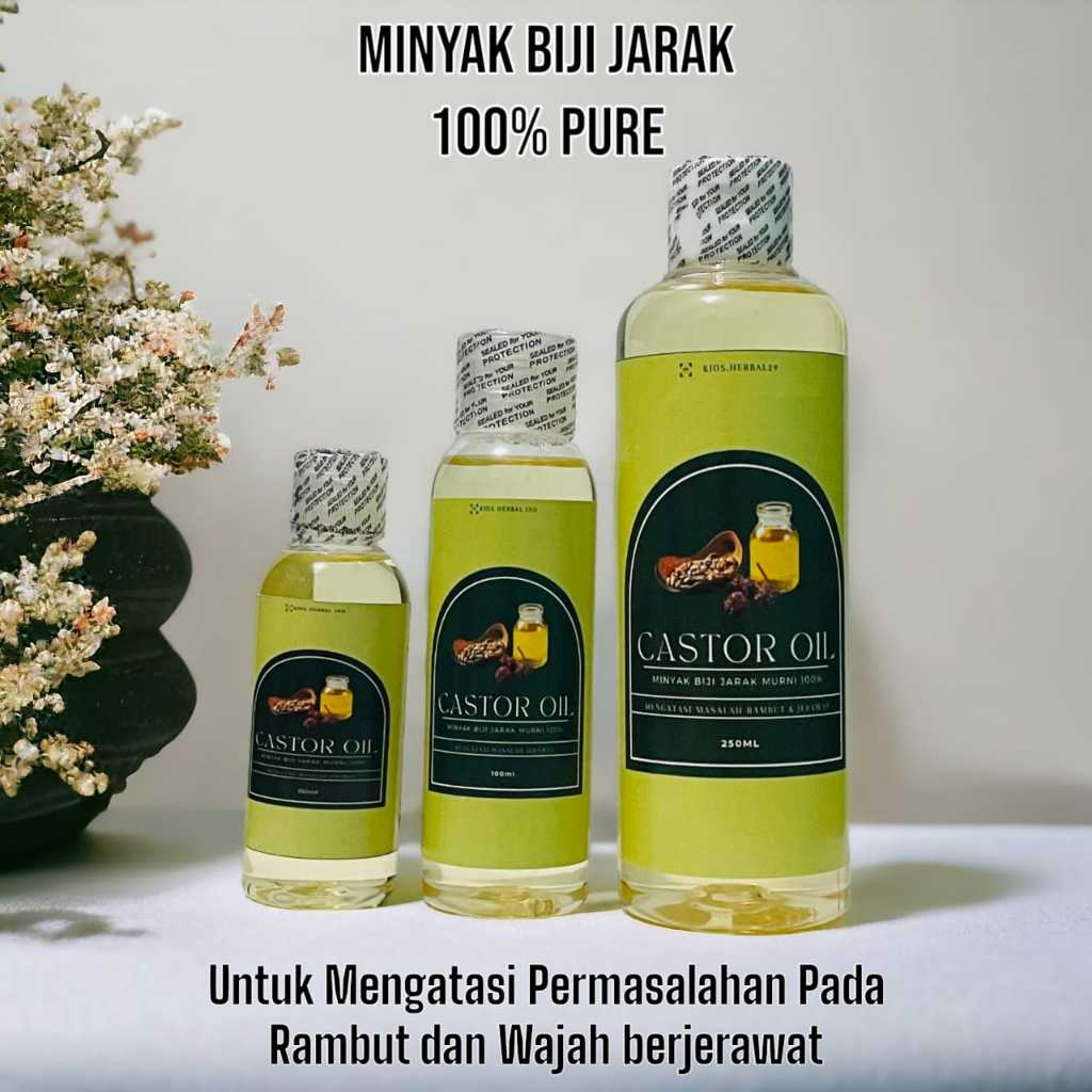 Jual Castor Oil 100% Pure Minyak Jarak Murni | Shopee Indonesia
