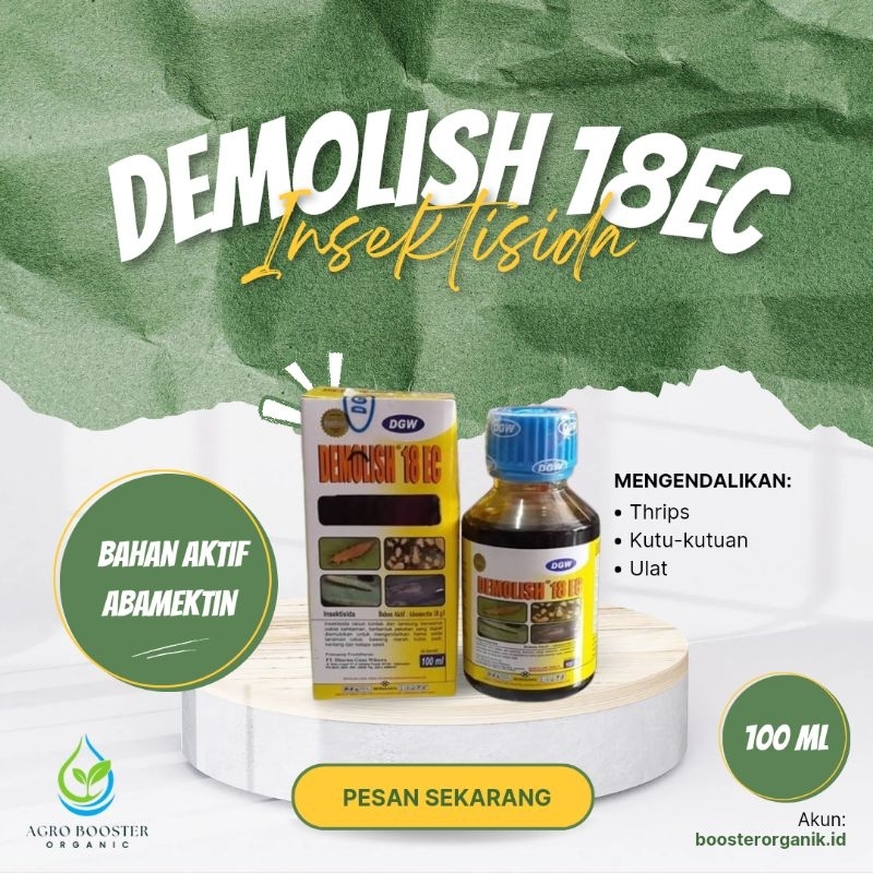 Jual Obat Pembasmi Hama Thrips dan Tungau - Insektisida Demolish 18 EC ...