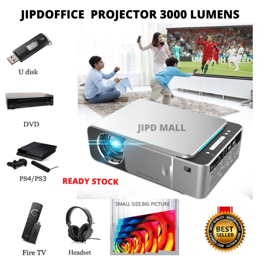 Jual Jipdoffice Proyektor Infocus UNIC Lumens 3000 Wifi 1080p Projector ...