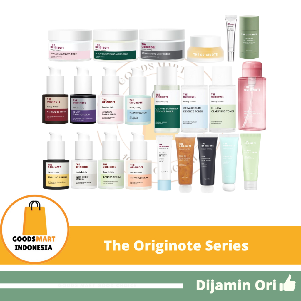 Jual The Originote Series | Moisturizer | Serum | Hydrating Exfoliating ...