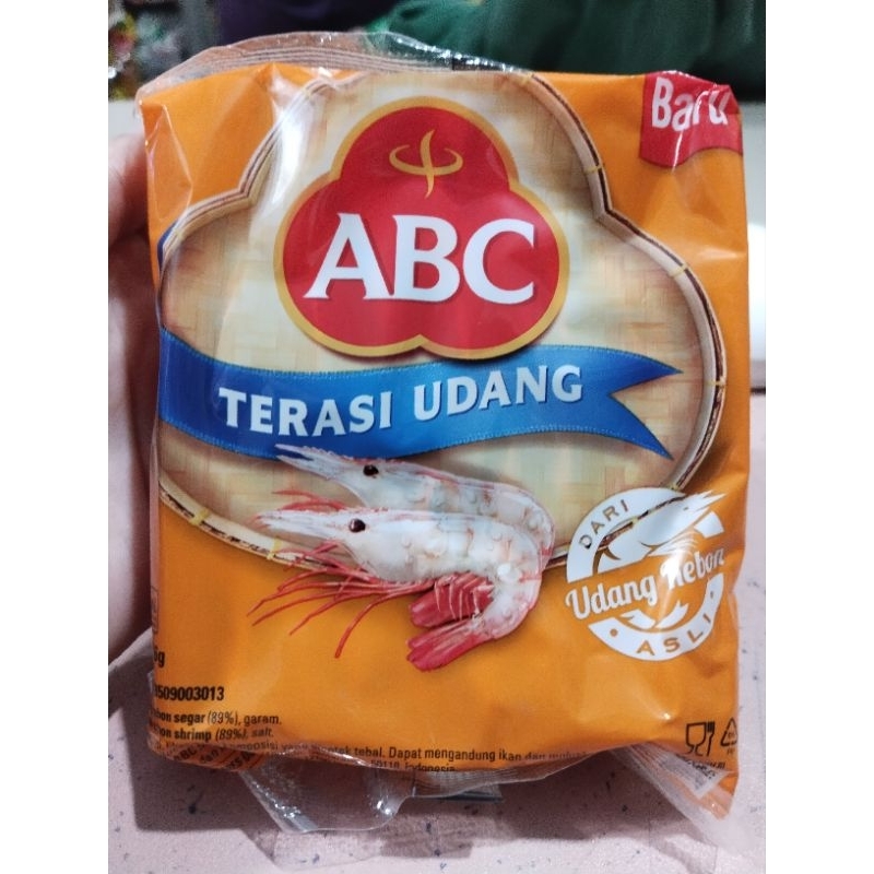 Jual Terasi ABC 1 pak isi 20 sachet 76gr | Shopee Indonesia