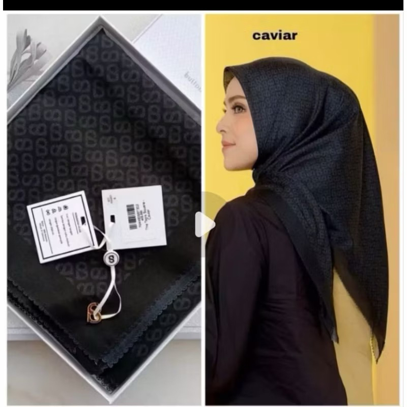 Jual Hijab Buttonscarves Motif Tapis Series | Shopee Indonesia