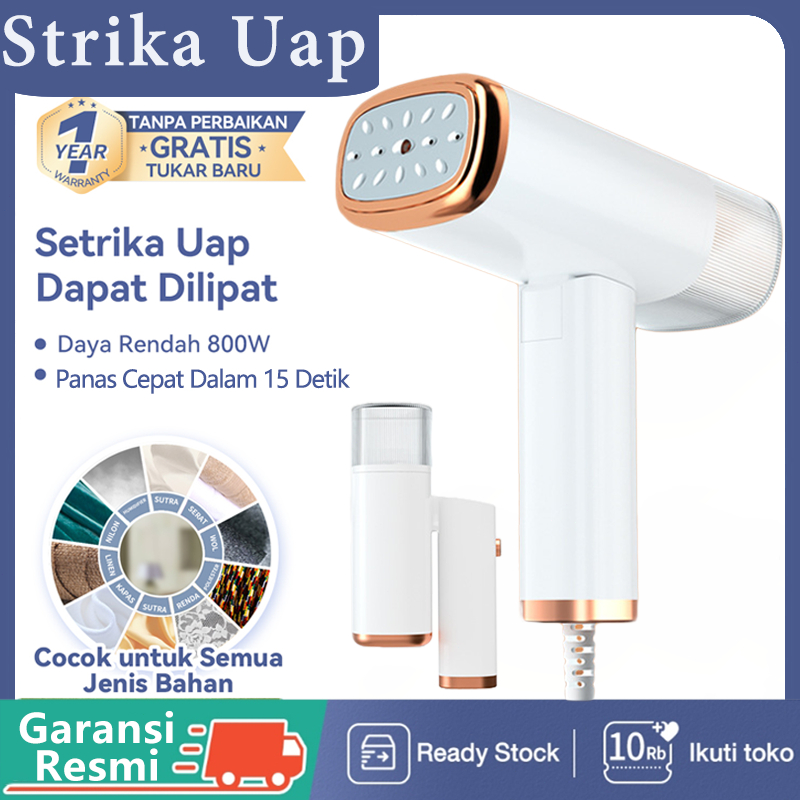 Jual Strika Uap Portable Rumah Listrik Steam Low Watt 800W - Handheld ...