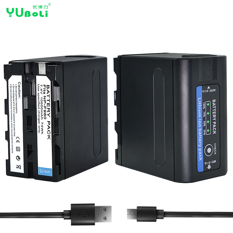 Jual Baterai Kamera Sony Replacement Battery USB Type C 10000mAh - NP-F980 - Black | Shopee ...