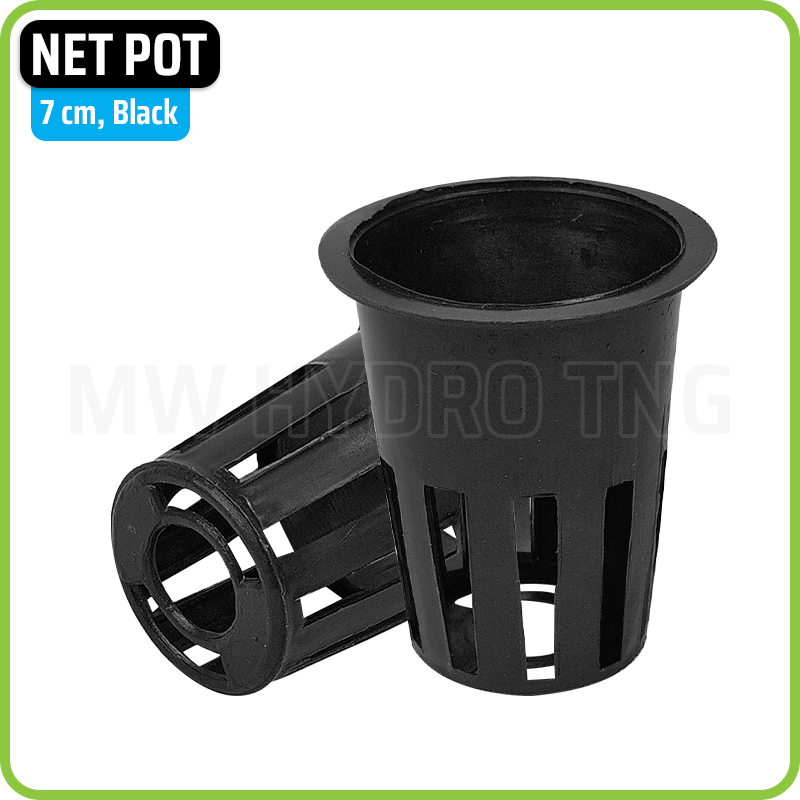 Jual Netpot Hidroponik - Hydroponic Net Pot, 7 cm, Hitam | Shopee Indonesia