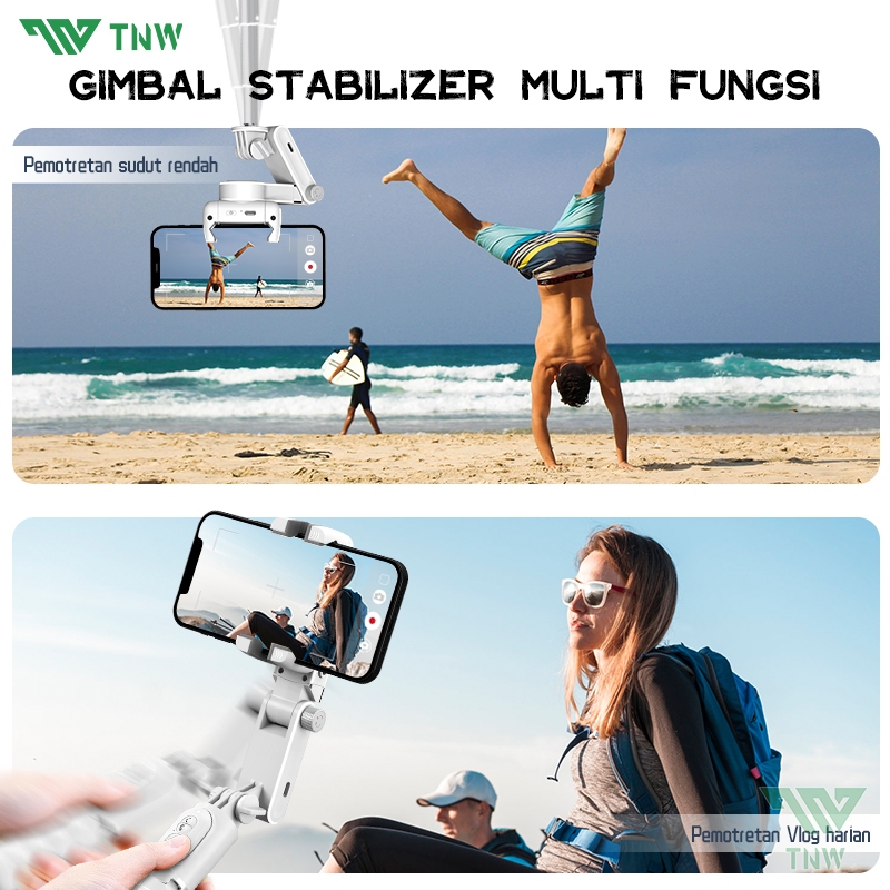 Jual TNW-Q18 Gimbal Stabilizer Handphone Gimbal Hp Stabilizer Tongsis ...
