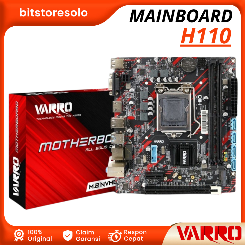 Jual MAINBOARD MOTHERBOARD MOBO VARRO H110 LGA 1151 | Shopee Indonesia