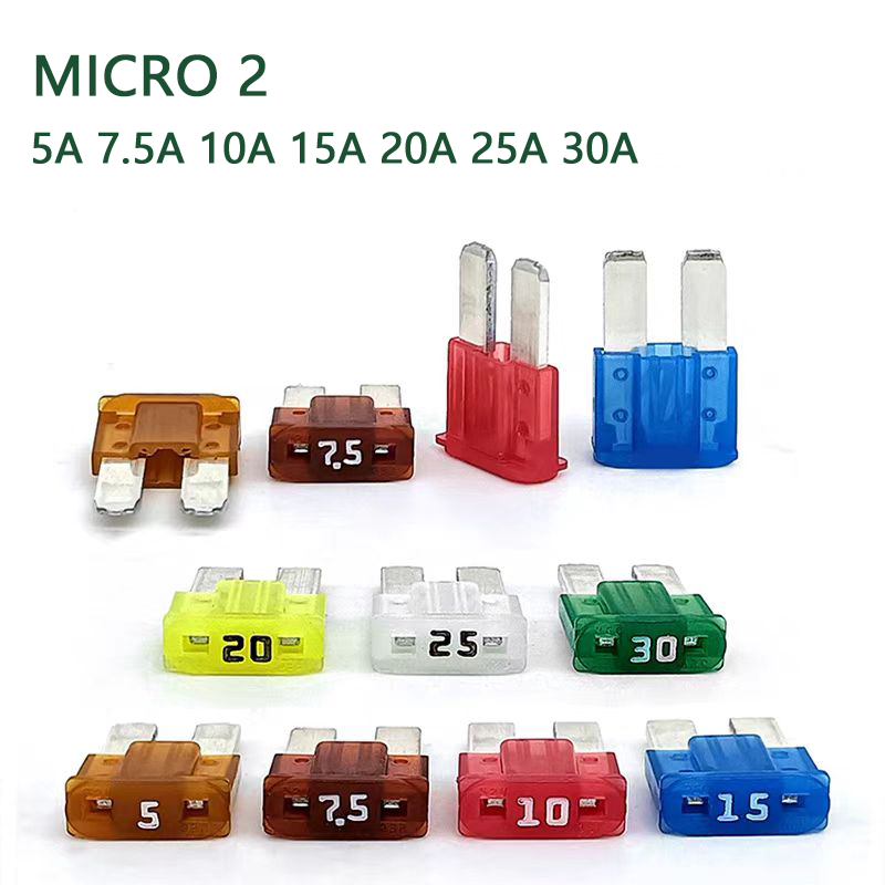 Jual Sekering Fuse Micro-2 5A 7.5A 10A 15A 20A 25A 30A(10PC)(panjang :1 ...