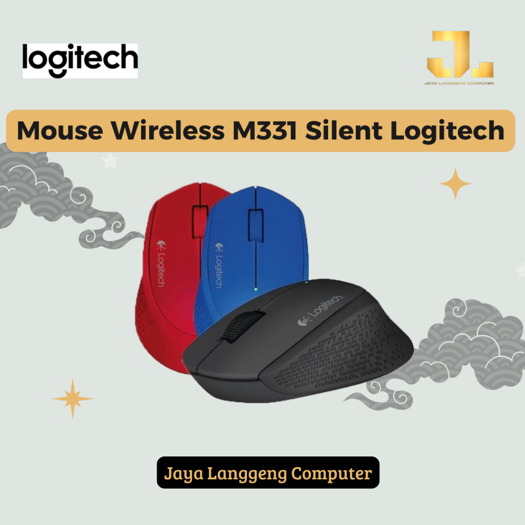 Jual Mouse Wireless M331 Silent Logitech / Mouse Tanpa Kabel | Shopee ...