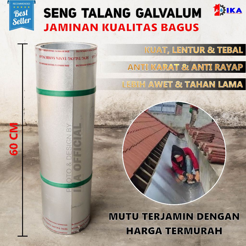 Jual Seng Talang Galvalum / Seng Plat Galvalum Anti Karat / TALANG ...