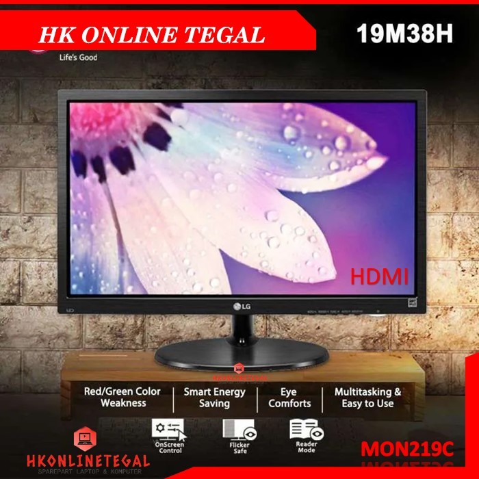 Jual Monitor LED LG 19Inch 19M38H (HDMI) Original Garansi Resmi ...