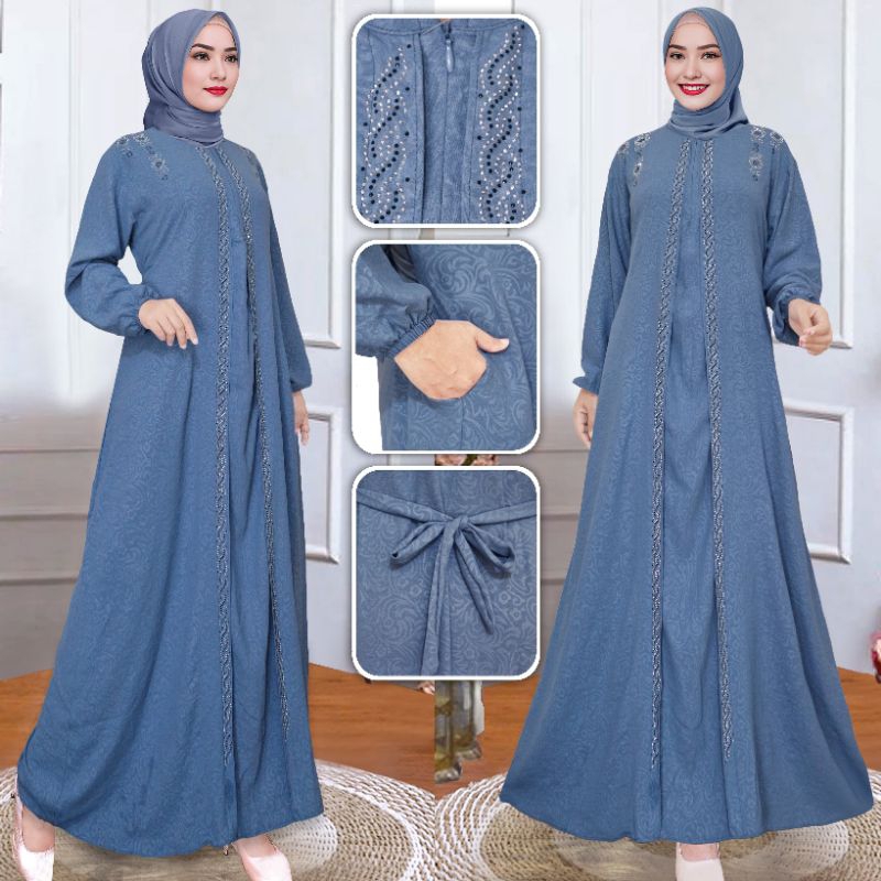 Jual GAMIS EMBOS PREMIUM MIX SWAROVSKI SIMPLE, GAMIS TERBARU | Shopee ...