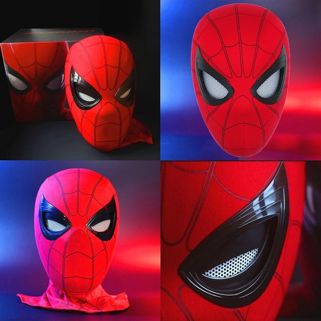 Jual Topeng Spider-man Mask Cosplay Marvel Spiderman Bisa Kedip ...