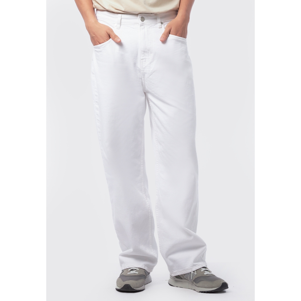 Jual TIRAJEANS Loose Off White Denim 7-MLDBSEA124E012 OFF WHITE ...