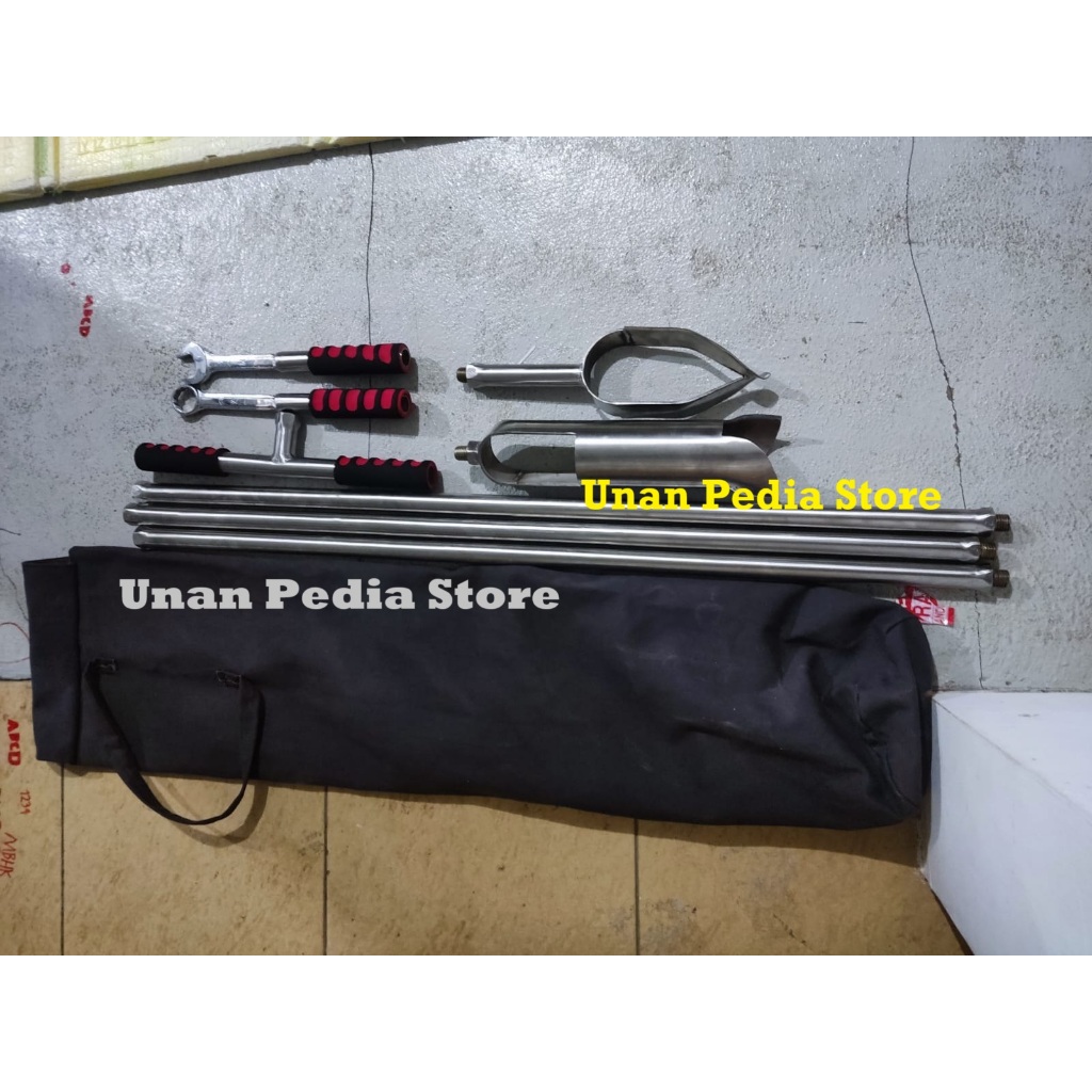 Jual Hand Bor Sand Auger Tanah Kedalaman 3 Meter - Bor Pengambilan ...