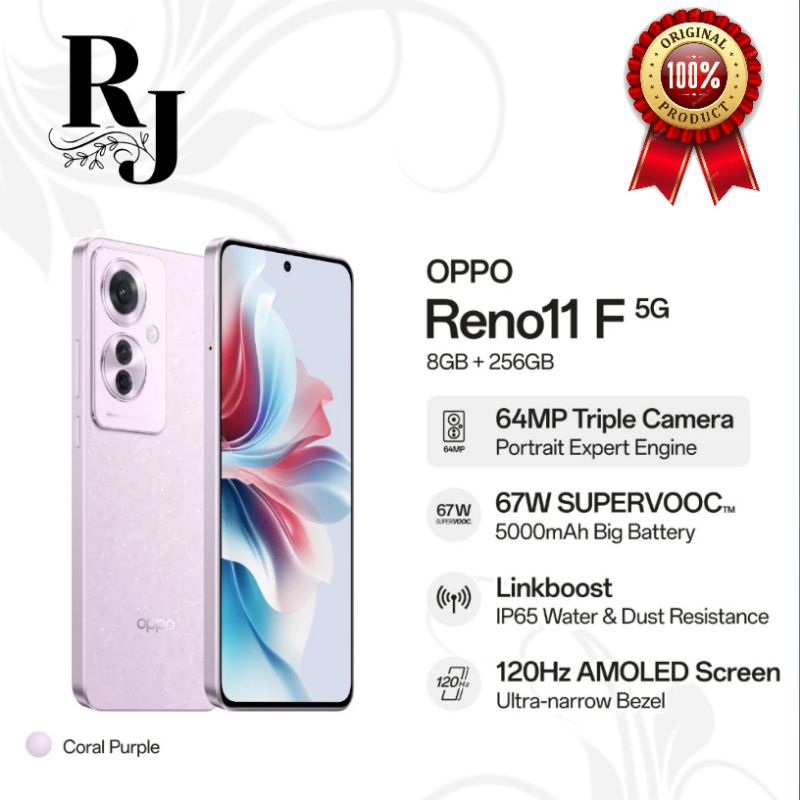 Jual OPPO RENO 11F 5G RAM 8/256GB GARANSI RESMI OPPO INDONESIA | Shopee Indonesia