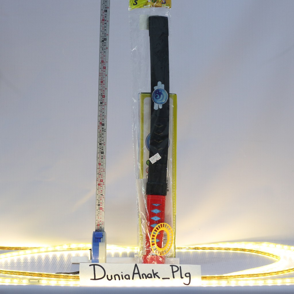 Jual mainan pedang ninja samuray deadpool sensor gerak led panjang 70cm ...