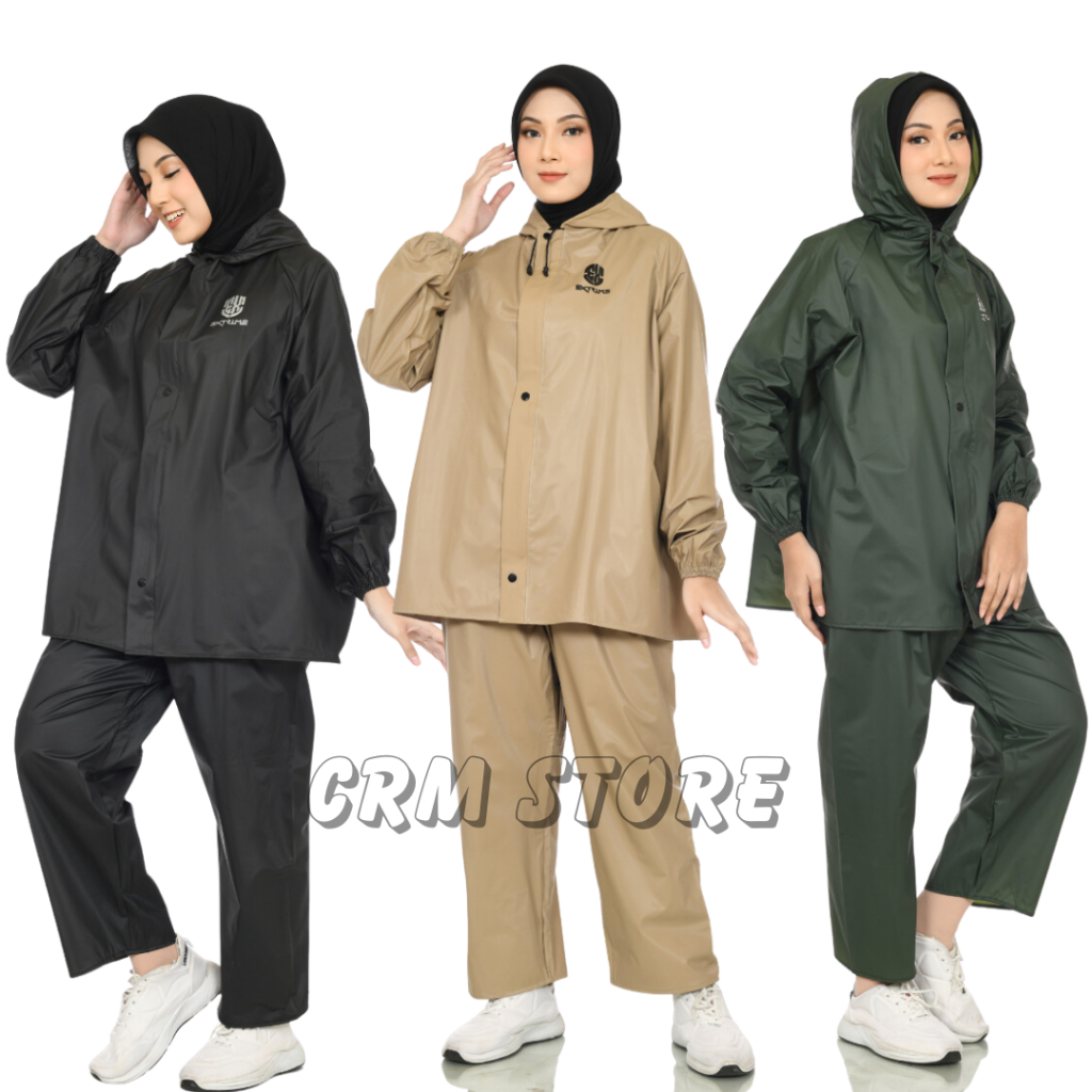 Jual Jas Hujan Motor Setelan Pria dan Wanita Full Press Mantol Anti Rembes by EXTRIME LITE ...