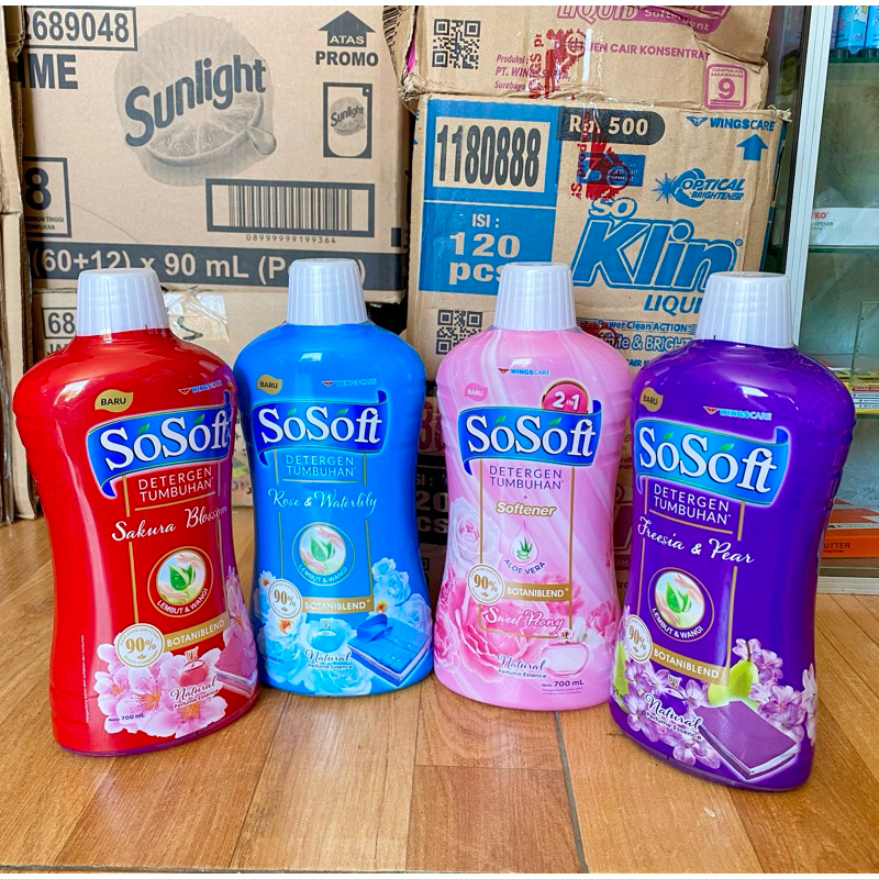 Jual So Soft Detergen Cair 700 ml | Shopee Indonesia