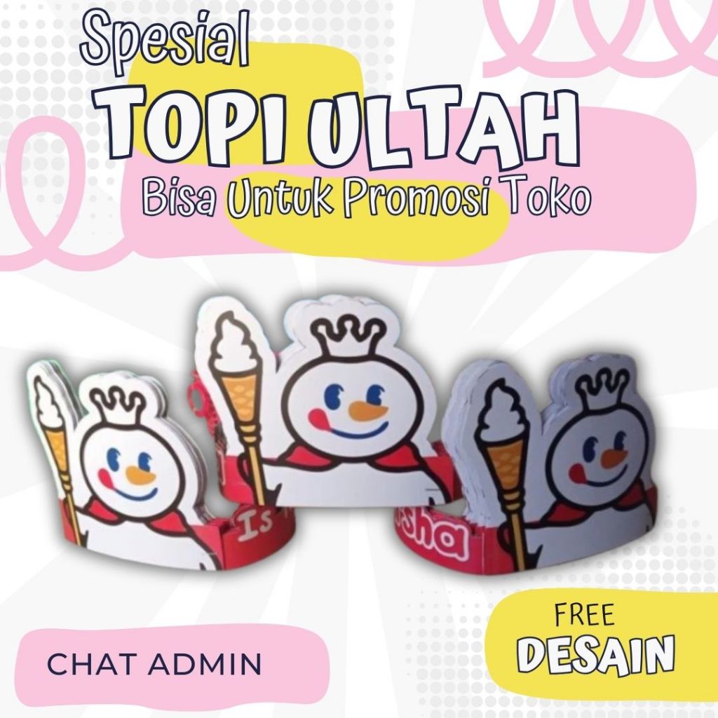 Jual Custom Topi Ulang Tahun / Topi Ultah Tema Little Pony ...