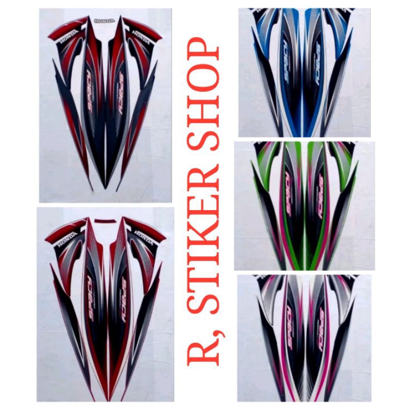 Jual STIKER STRIPING LIS BODY MOTOR SPACY 2012 | Shopee Indonesia