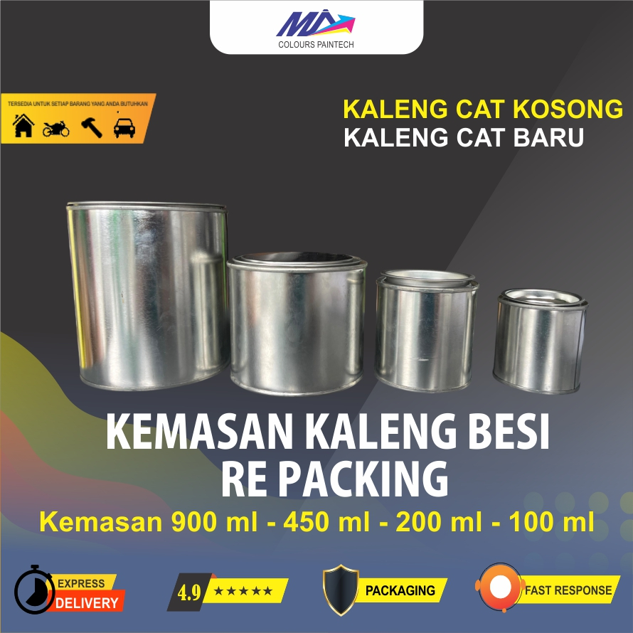 Jual Kaleng cat / Kaleng Kosong / Kaleng Baru Polos 100 CC,0 200cc (1/4 ...