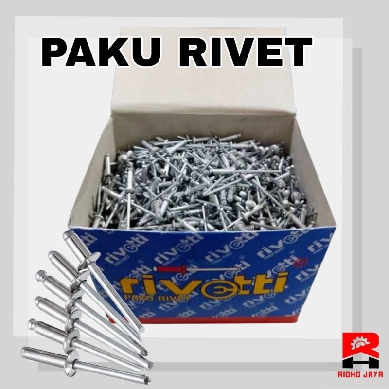 Jual Paku Rivet Rivetti 550 540 450 440 435 429 423 1000 pcs | Shopee ...