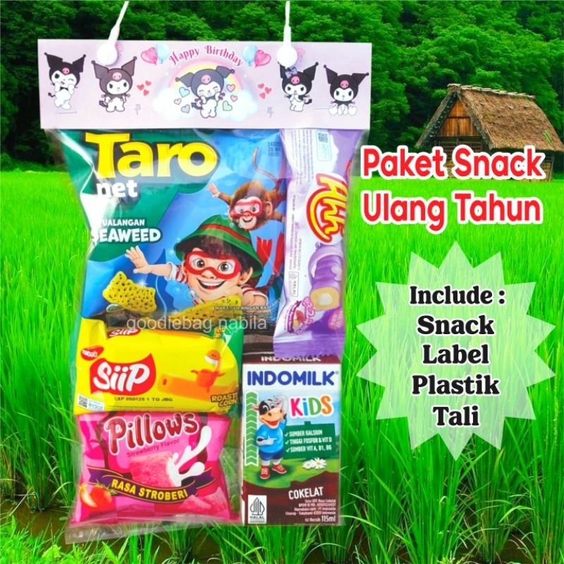 Jual Paket Snack / Bingkisan Ultah / Snack Ulang Tahun Anak / Hadiah ...