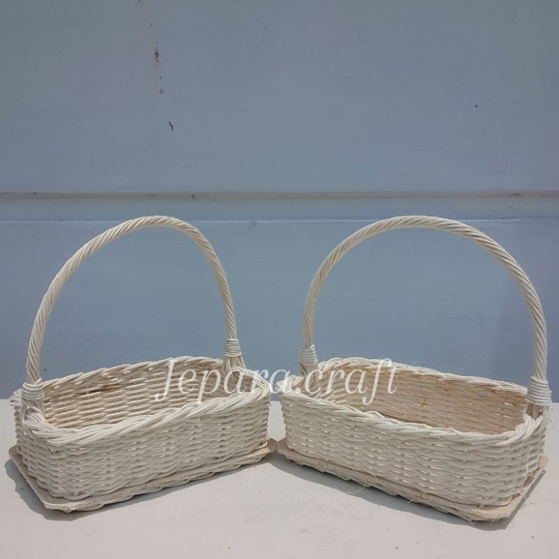 Jual Keranjang Rotan Valentine Mini / Keranjang Bunga & Parcel Mini - M ...
