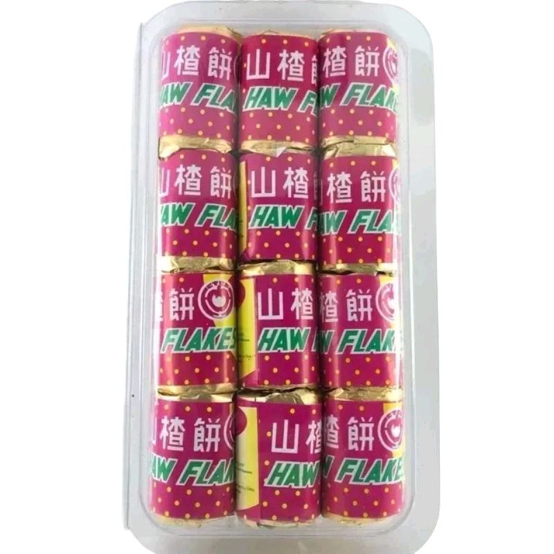 Jual Haw Flakes San Zha Pian Permen Sanca Manisan Buah Isi 12Pcs ...