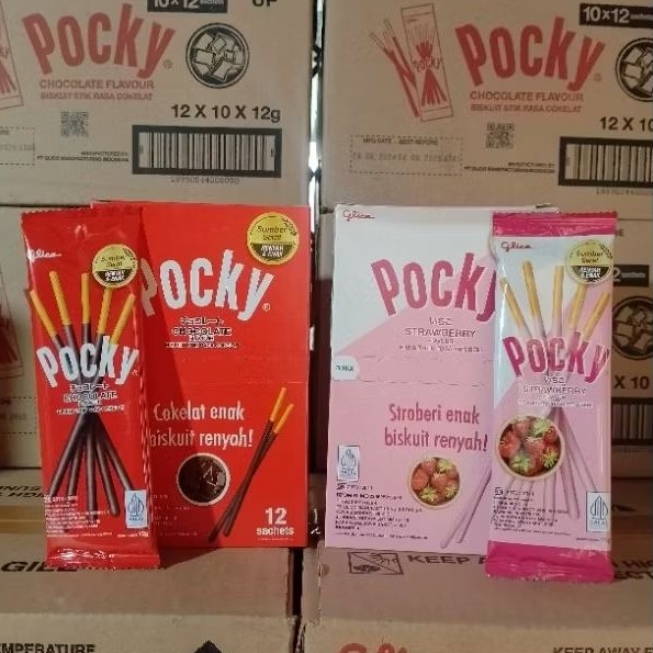 Jual Glicko Pocky Sachet 1 box (12 × 12g) | Shopee Indonesia