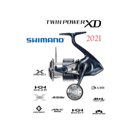 Jual Gulungan Senar Pancing Rel Rell Spinning Shimano Twin Power Twinpower XD C3000XG Model 2021 ...
