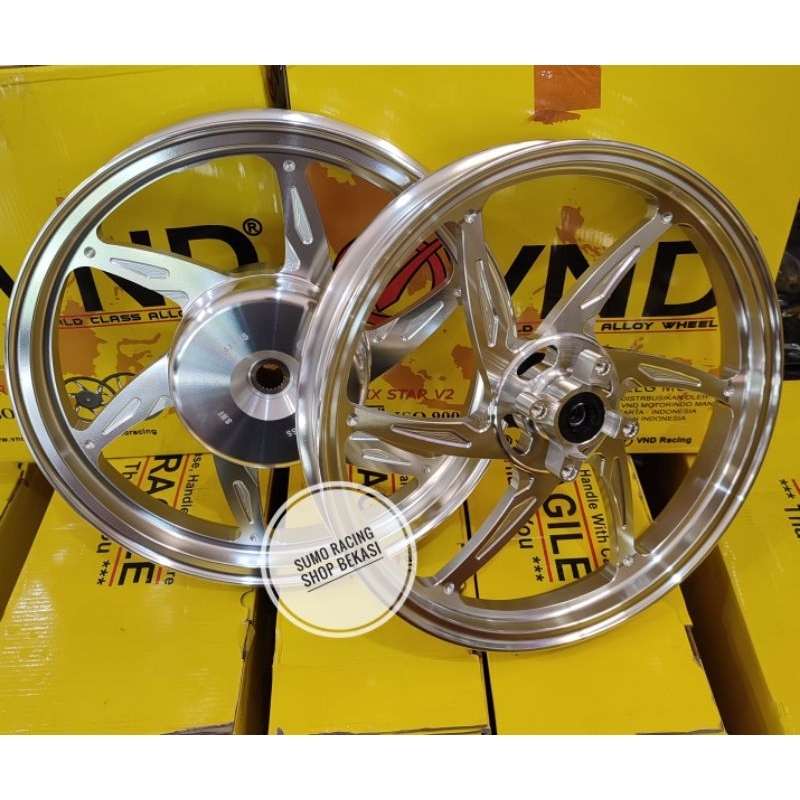 Jual VELG VND SIX STAR V2 BEAT KARBU BEAT FI SCOOPY GENIO ALL NEW ...