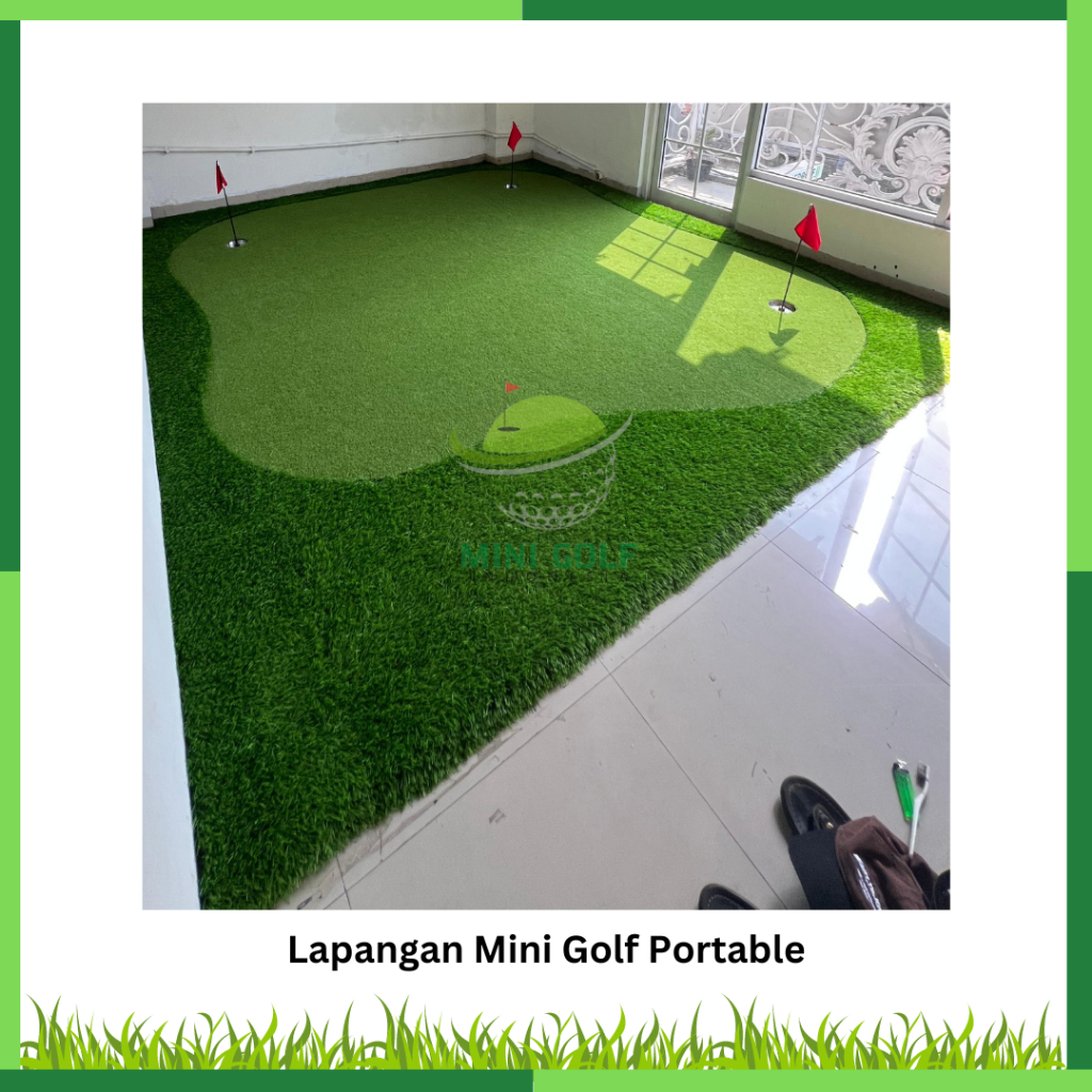 Jual Lapangan Mini Golf - Putting Green Golf -Training Golf | Shopee ...
