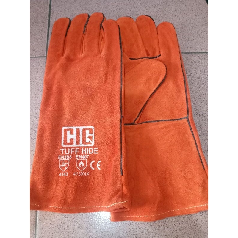 Jual CIG TUFF HIDE Gloves / Sarung Tangan Las CIG Original | Shopee ...