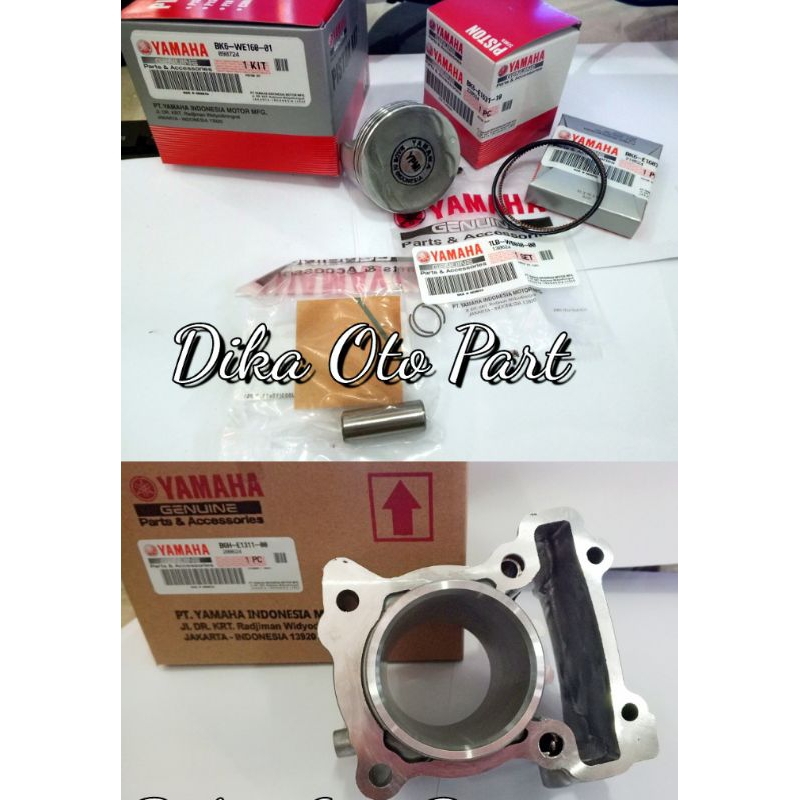 Jual Paket Piston Kit Seher Seker + Silinder Blok Buring Boring All New Nmax 155 All New Aerox ...