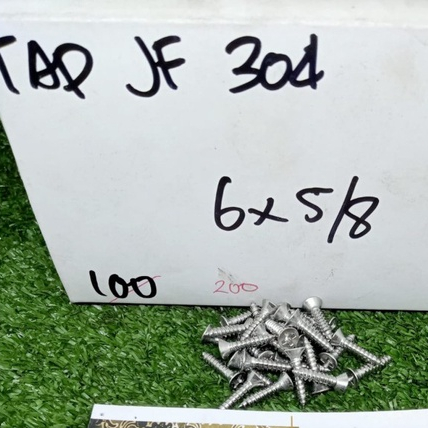 Jual SKRUP JF STAINLEES STEEL / SEKRUP SS304 / TAPPING JF SS304 #6X5/8 ...