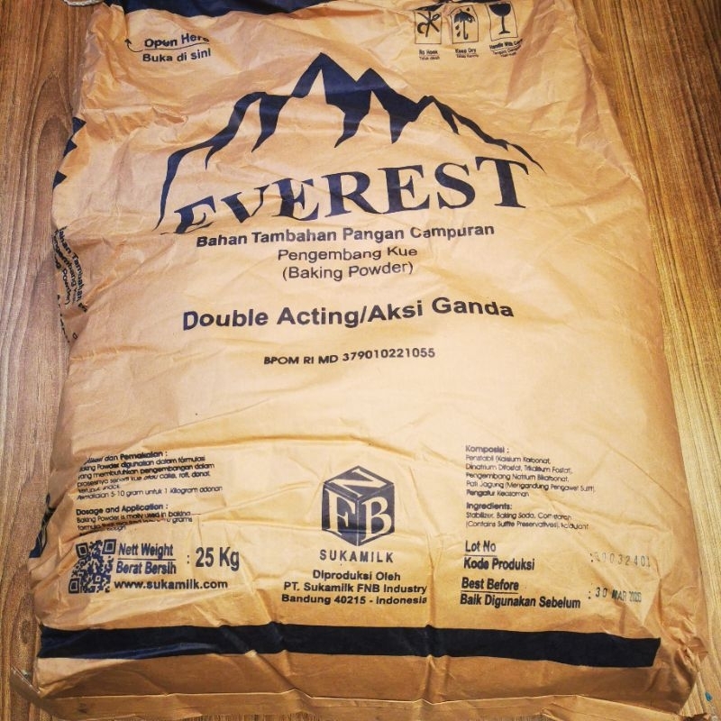 Jual Baking Powder DOUBLE ACTING merk Everest repack | Shopee Indonesia