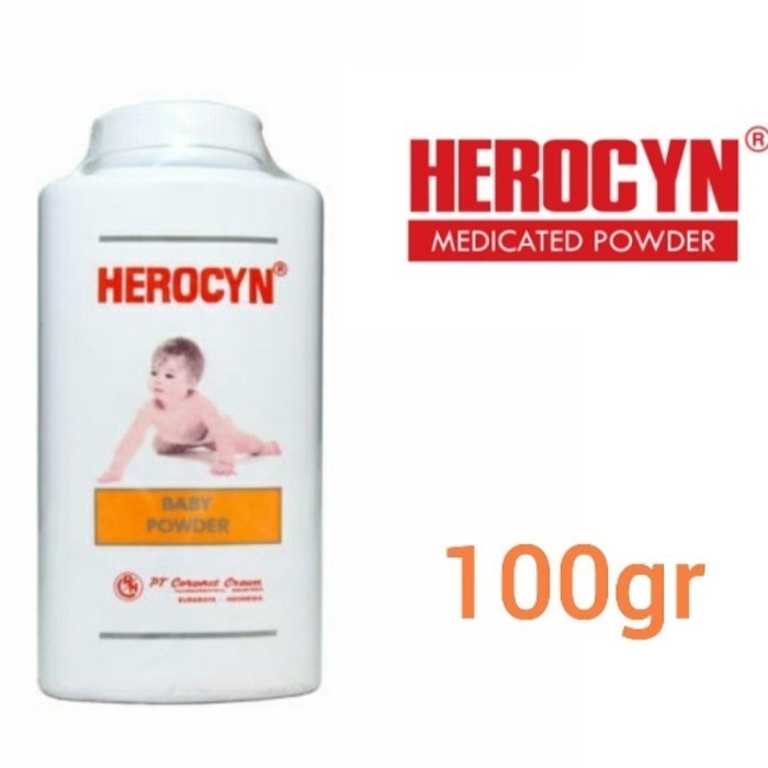 Jual HEROCYN Baby Powder 100gr | Shopee Indonesia