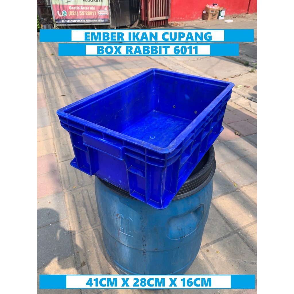 Jual Box Container Plastik Rabbit 6011 Bak ikan Box Sparepart Box ...
