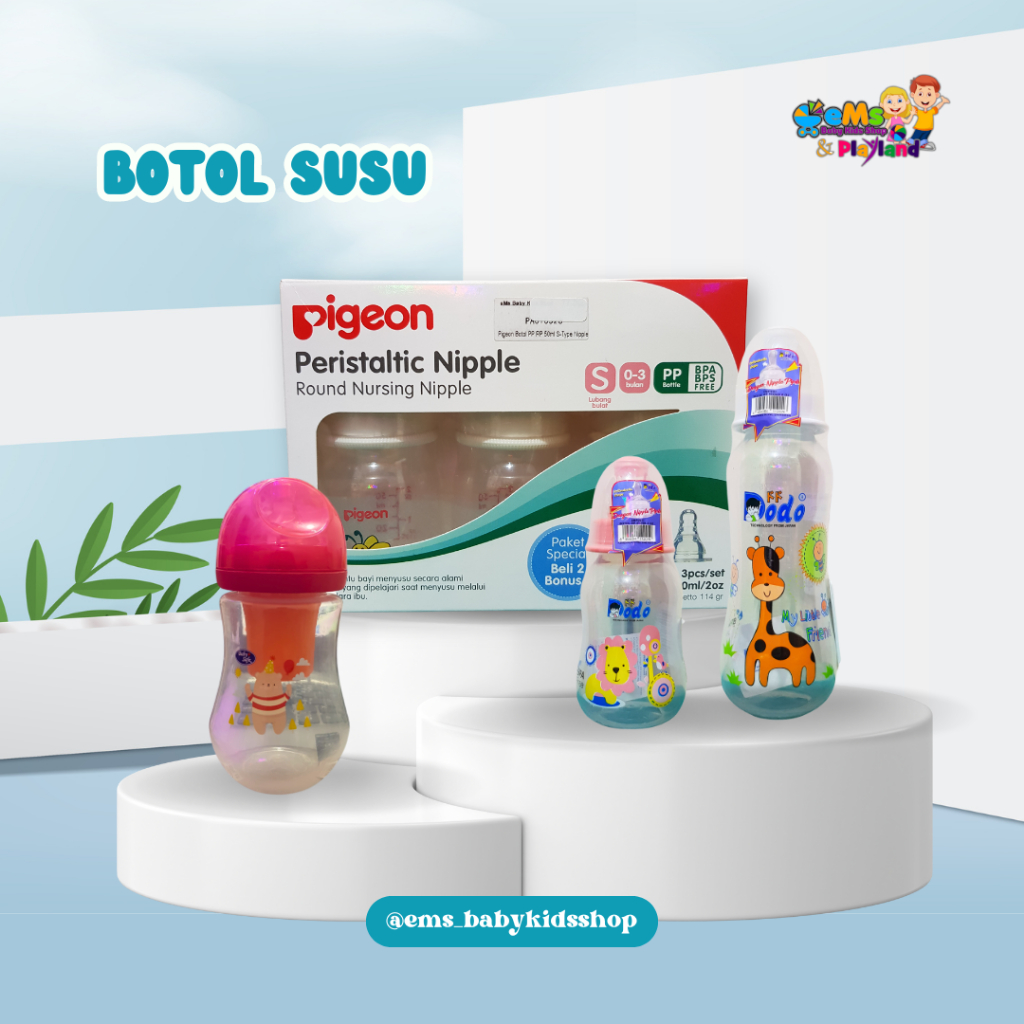 Jual Botol Dot Susu Bayi Newborn Baby Bottle PP BPA Free | Shopee Indonesia